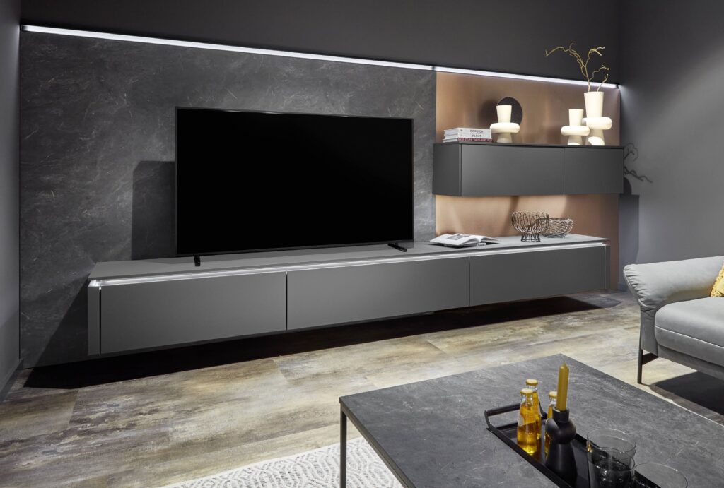 Luxury Modern Media Wall Unit | Bespoke Design